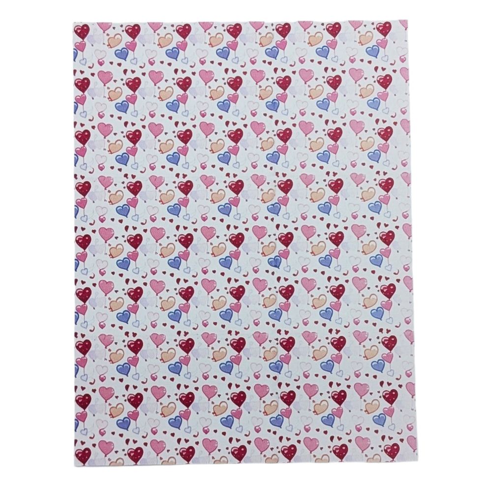 Balloon Hearts Parade Water-Soluble Transfer Sheet – Truley Unique