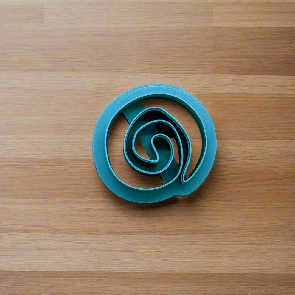 Organic Swirl Cutter for Ceramics, Pottery, Polymer Clay & Fondant - M – Truley Unique