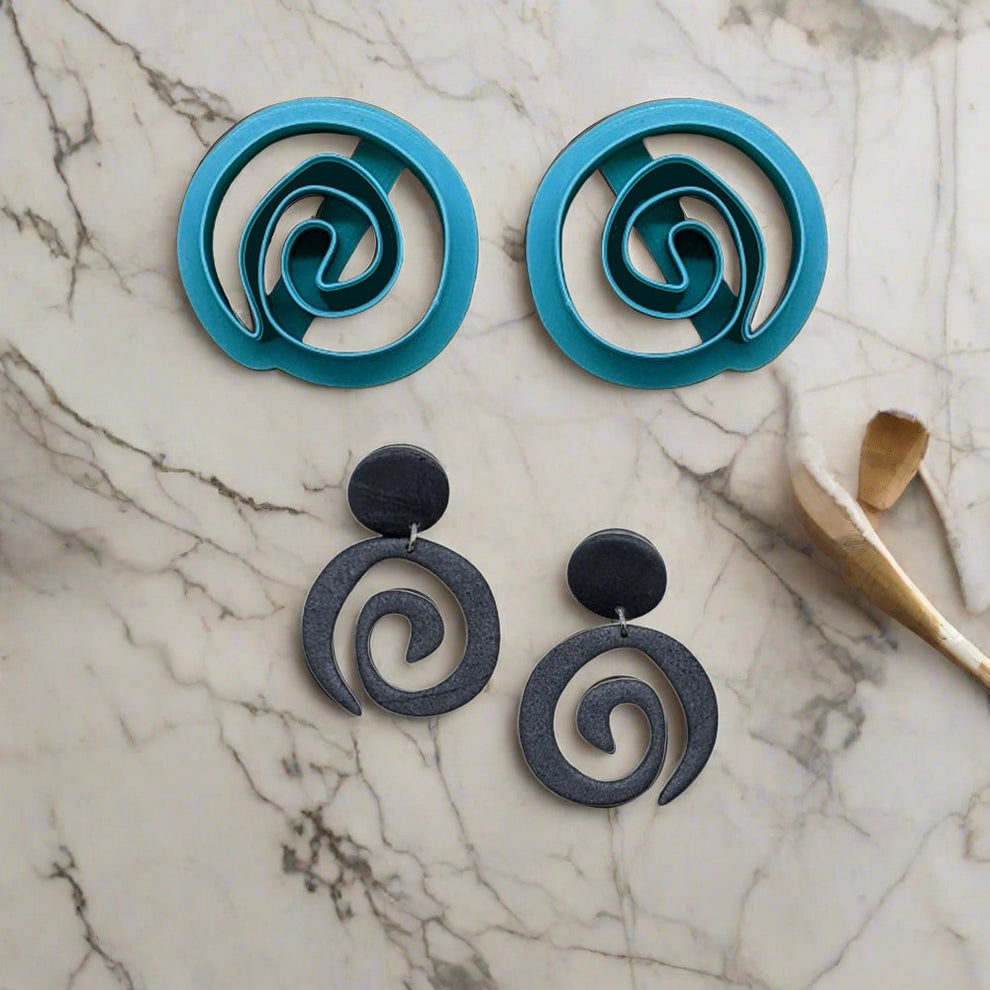 Organic Swirl Cutter for Ceramics, Pottery, Polymer Clay & Fondant - M ...